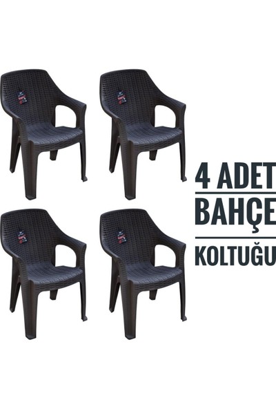 Stars Plastik Babel Plastik Sandalye Siyah 4 Adet Stars Plastik Babel Plastik Sandalye Siyah 4 Adet
