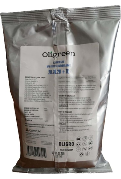 Oligro Oligreen 20-20-20 + Te - 1 Kg