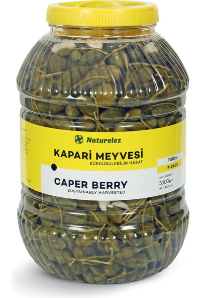 Naturelez Kapari Meyvesi Turşusu - 5 kg