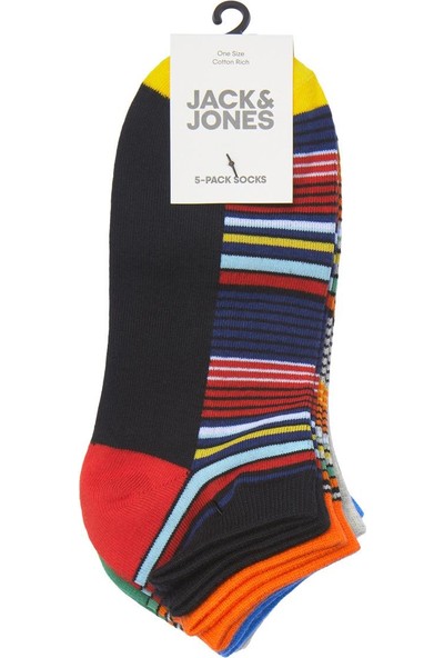 Jack & Jones Jack&jones Renkli Çorap 5'li 12210638 Jack & Jones Jack&jones Renkli Çorap 5'li 12210638