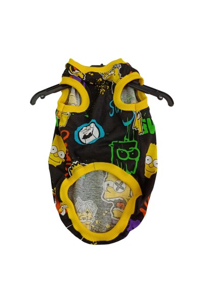 Gobo Simpson Desenli Kedi Kıyafeti Elbisesi