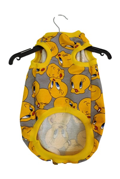 Gobo Tweety Desenli Kedi Kıyafeti Elbisesi