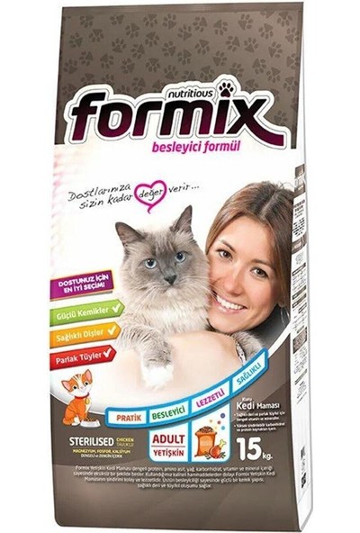 Formina Formix Kısır Kedi Maması 15 kg Formina Formix Kısır Kedi Maması 15 kg