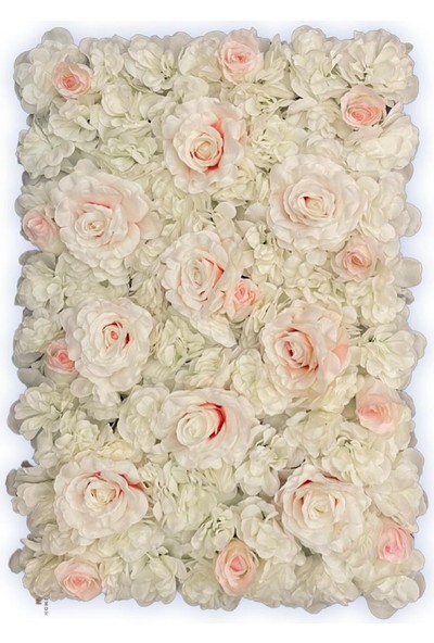 Beyaz Gül Duvar Dekoru 40X60 cm Beyaz Gül Duvar Dekoru 40X60 cm