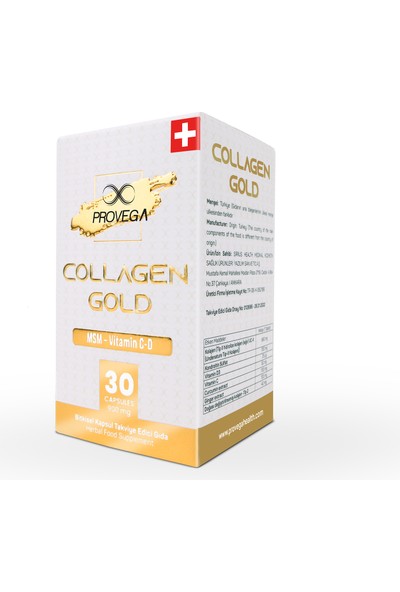 Provega Collagen Gold - Kolajen Msm - Vitamin C-D Içeren Takviye Edici Gıda 868367 Provega Collagen Gold - Kolajen Msm - Vitamin C-D Içeren Takviye Edici Gıda 868367