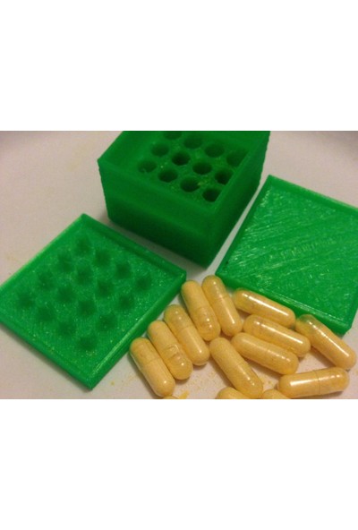 Kargolat Hap Kapsül Dolum Aracı # 3 Boyutu Plastik Aparat Kargolat Hap Kapsül Dolum Aracı # 3 Boyutu Plastik Aparat