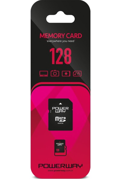 Powerway 128 GB Micro Sd Hafıza Kartı Adaptör Dahil Powerway 128 GB Micro Sd Hafıza Kartı Adaptör Dahil