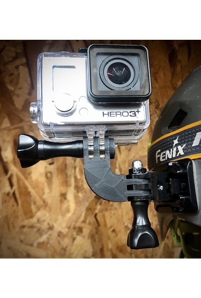 Kargolat Gopro 90 Derece Konektörü Plastik Aparat
