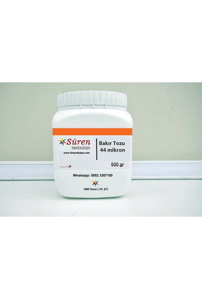 Pars Bakır Tozu 44 Mikron 500 gr Pars Bakır Tozu 44 Mikron 500 gr