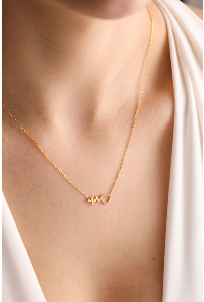 Cakan Jewelry Kalp Atışı Kolye
