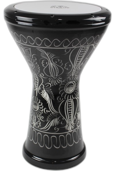 Siyah Erzincan Işleme Döküm Bass Darbuka ( Taşıma Çantası Hediyeli ) Siyah Erzincan Işleme Döküm Bass Darbuka ( Taşıma Çantası Hediyeli )