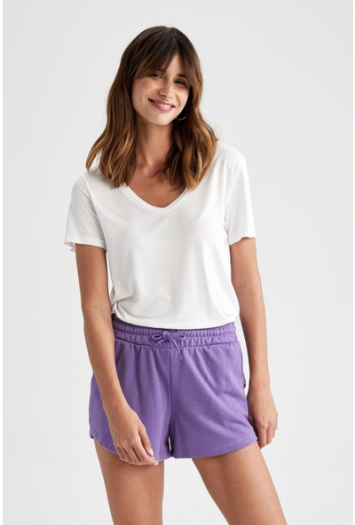 DeFacto Regular Fit Esnek Belli Cepli Şort W6164AZ21HS DeFacto Regular Fit Esnek Belli Cepli Şort W6164AZ21HS