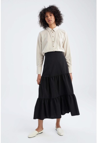 DeFacto Oversize Fit Poplin Etek X2640AZ22SM DeFacto Oversize Fit Poplin Etek X2640AZ22SM