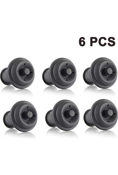 Zonne 6 Adet Şaraplık Stoper, Vakumlu Şarap Stoperi Zonne 6 Adet Şaraplık Stoper, Vakumlu Şarap Stoperi