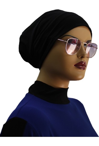 Eflin Kadın Tesettür Mayo Hasema Bonesi Siyah Eflin Kadın Tesettür Mayo Hasema Bonesi Siyah