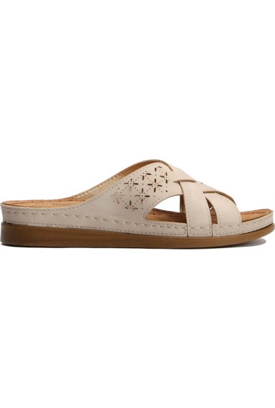 Kifidis-Natura Kadın Anatomik Deri Terlik 36-41