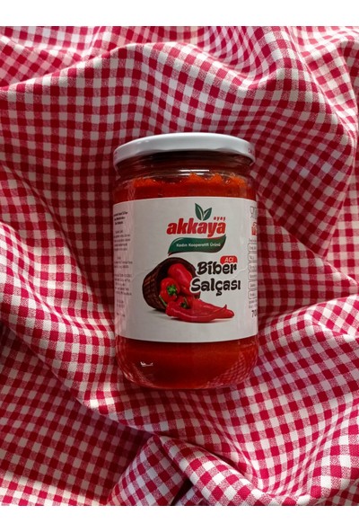 Ayaş Akkaya Köyü Acı Biber Salçası 700 gr Ayaş Akkaya Köyü Acı Biber Salçası 700 gr