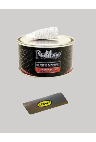 Polikor Plastik Tampon ve Tüm Plastik Yüzeyler Için Macun 400 gr Polikor Plastik Tampon ve Tüm Plastik Yüzeyler Için Macun 400 gr