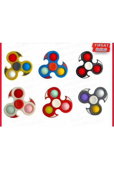 Stres Çarkı Poppıt 6 Adet Stres Çarkı Poppıt 6 Adet
