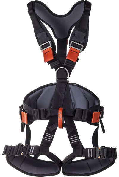 Seamaster 3D Stainless Steel Full Body Harness Endüstriyel Black-Red Seamaster 3D Stainless Steel Full Body Harness Endüstriyel Black-Red