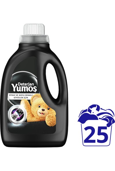 Yumoş Sıvı Deterjan Siyah ve Koyu Renkli Giysiler 1500 ml Yumoş Sıvı Deterjan Siyah ve Koyu Renkli Giysiler 1500 ml