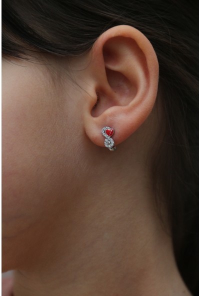 Sterling Silver Çocuk Küpesi - 925 Ayar Gümüş Çocuk Küpesi Sterling Silver Çocuk Küpesi - 925 Ayar Gümüş Çocuk Küpesi