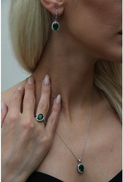 Sterling Silver 3'lü Baget Set - 925 Ayar Gümüş 3'lü Baget Set Sterling Silver 3'lü Baget Set - 925 Ayar Gümüş 3'lü Baget Set