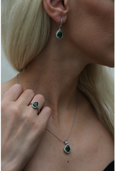 Sterling Silver 3'lü Baget Set - 925 Ayar Gümüş 3'lü Baget Set Sterling Silver 3'lü Baget Set - 925 Ayar Gümüş 3'lü Baget Set