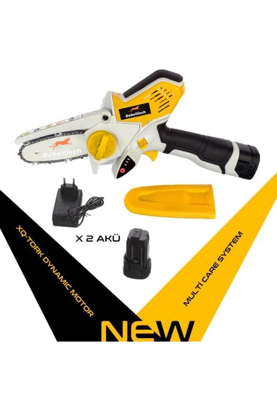 Rebellisch New Veyron Series Saw 88V 8AH Li-On Batarya Akülü Dal Budama Testere Bıçkı Makinası Rebellisch New Veyron Series Saw 88V 8AH Li-On Batarya Akülü Dal Budama Testere Bıçkı Makinası