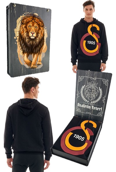 Gs Store Galatasaray Lisanslı Kapüşonlu Sweat Büyük Armalı Siyah Fermuarsız Aslanlı Özel Ahşap Kutulu Gs Store Galatasaray Lisanslı Kapüşonlu Sweat Büyük Armalı Siyah Fermuarsız Aslanlı Özel Ahşap Kutulu