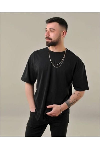 G.M Moda Bay-Bayan Uyumlu Oversize Unisex Basic T-Shirt G.M Moda Bay-Bayan Uyumlu Oversize Unisex Basic T-Shirt
