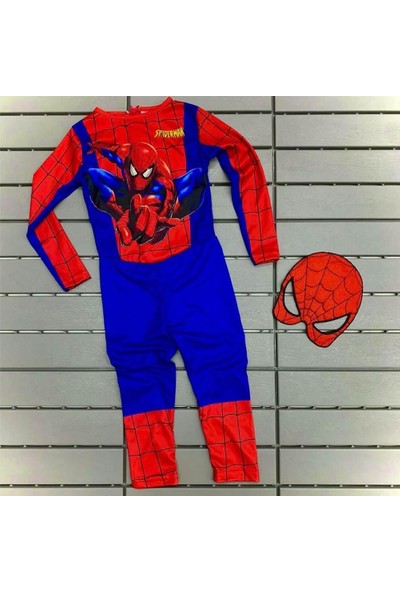 Spiderman Erkek Çocuk Spiderman Kostümü Yeni Örümcek Adam Kostüm Maskeli Spiderman Erkek Çocuk Spiderman Kostümü Yeni Örümcek Adam Kostüm Maskeli