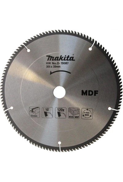 Makıta D-19087 Daire Testere 305X120DİŞ
