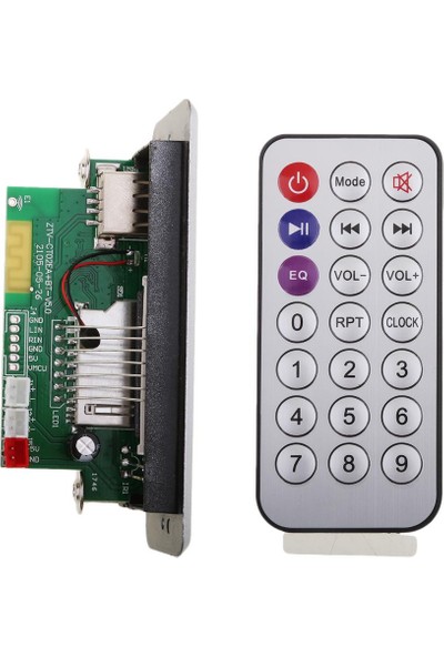 Prettyia Araba Ses Bluetooth USB Tf Mp3 Wma Dekoder Kurulu 5 V Ses Modülü Gümüş (Yurt Dışından) Prettyia Araba Ses Bluetooth USB Tf Mp3 Wma Dekoder Kurulu 5 V Ses Modülü Gümüş (Yurt Dışından)