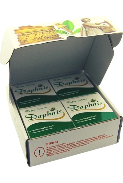 Daphnis Doğal Zeytinyağlı Defne Banyo Sabunu Seti 4 Adet 870 Gr, Ph Dengeli ve Doğal Nemlendirici Daphnis Doğal Zeytinyağlı Defne Banyo Sabunu Seti 4 Adet 870 Gr, Ph Dengeli ve Doğal Nemlendirici
