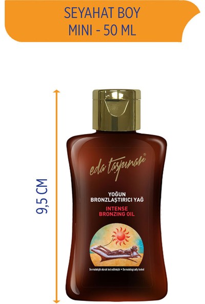 Eda Taşpınar Yoğun Bronzlaştırıcı Yağ Mini 50 ml Eda Taşpınar Yoğun Bronzlaştırıcı Yağ Mini 50 ml