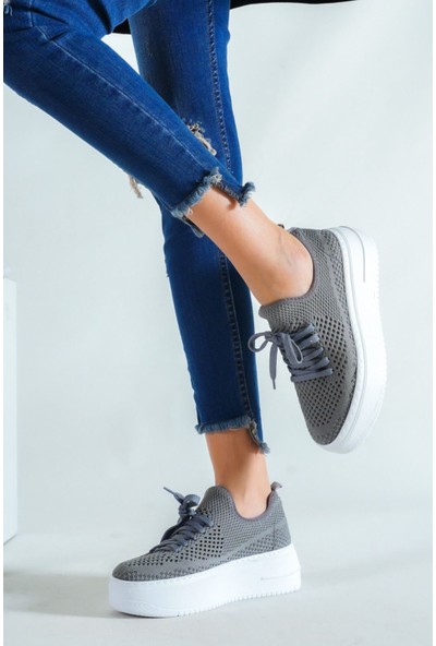 Cloud Kadın Triko Sneaker-Yazlık Spor Ayakkabı