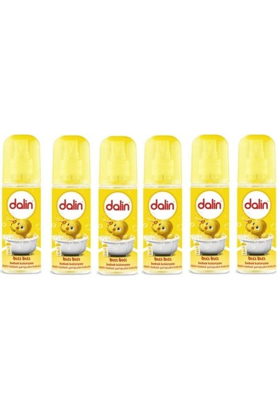 Dalin Sprey Bebek Kolonyası Bıcı Bıcı Kokusu 150 ml x 6 Adet Dalin Sprey Bebek Kolonyası Bıcı Bıcı Kokusu 150 ml x 6 Adet