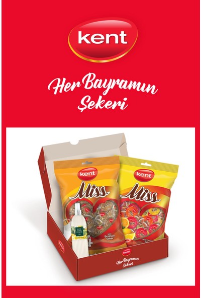 Kent Bayram Şeker Paketi 750 gr + Kolonya Kent Bayram Şeker Paketi 750 gr + Kolonya