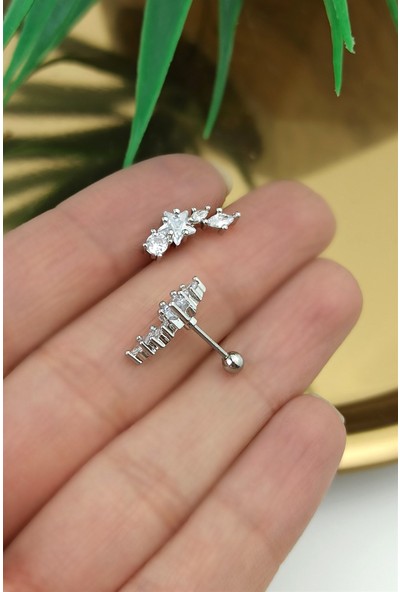 ÇLK Accessories 316 Cerrahi Çelik Taşlı Yıldız Piercing TRPIERCING0121 ÇLK Accessories 316 Cerrahi Çelik Taşlı Yıldız Piercing TRPIERCING0121