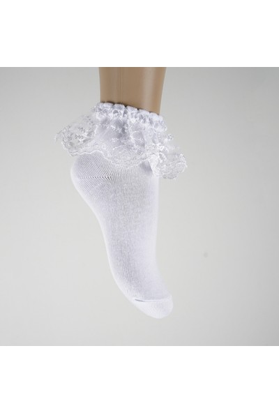 Katamino Lacy Aksesuarlı Kız Çocuk Soket Çorap Katamino Lacy Aksesuarlı Kız Çocuk Soket Çorap