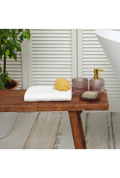 Karaca Home Daily Soft Off White %100 Pamuk Havlu 50X90 cm