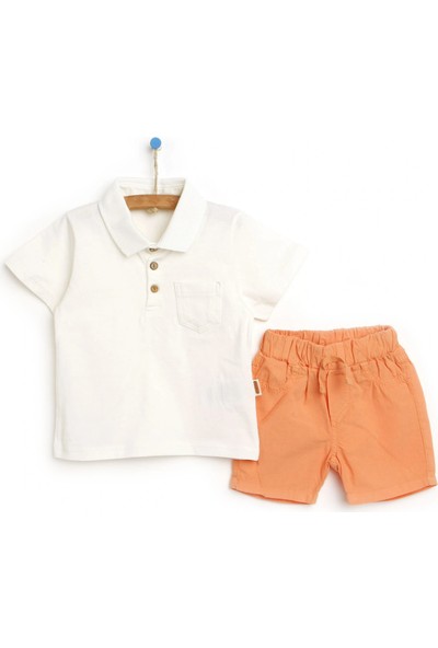 Overdo Love Holiday Polo Yaka T-Shirt- Dokuma Şort Takım Overdo Love Holiday Polo Yaka T-Shirt- Dokuma Şort Takım