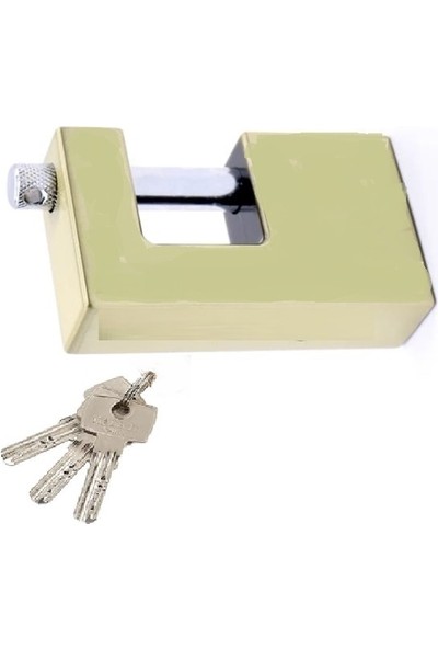 Kayasan Kayar Milli Paslanmaz Çelik Asma Kilit 90 mm Kayasan Kayar Milli Paslanmaz Çelik Asma Kilit 90 mm