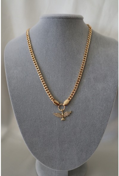 Bysy Accessories Anka Kuşu Gold Kolye Bysy Accessories Anka Kuşu Gold Kolye