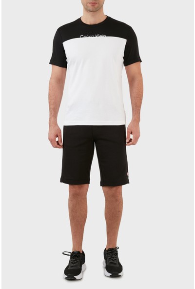 Calvin Klein J30J320065-BEH_Monogram Normal Bel Regular Fit Düz Siyah Erkek Şort Calvin Klein J30J320065-BEH_Monogram Normal Bel Regular Fit Düz Siyah Erkek Şort