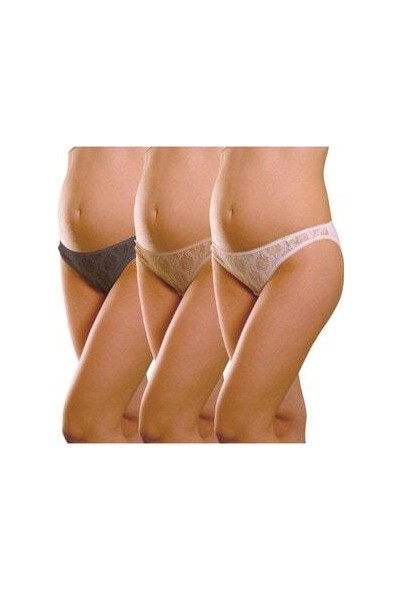 Chezmam Dantelli 3'lü Hamile Külot (Beyaz Krem Siyah) Chezmam Dantelli 3'lü Hamile Külot (Beyaz Krem Siyah)