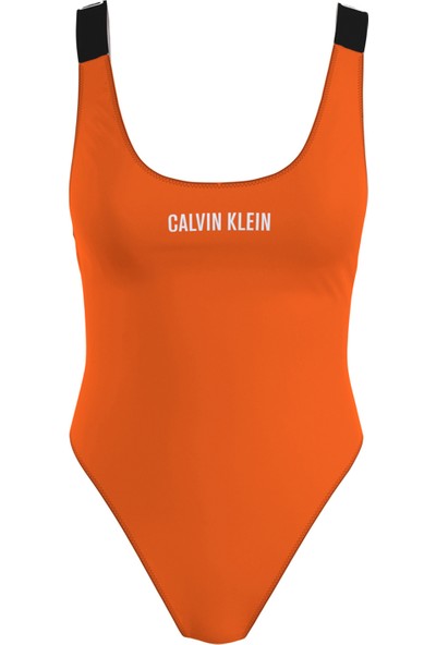 Calvin Klein KW0KW01597SEA004 Turuncu Kadın Mayo