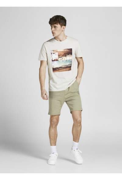 Jack & Jones 12182595_JPSTSHARK Jjsweat Shorts Normal Bel Düz Açık Yeşil Erkek Sweat Şort Jack & Jones 12182595_JPSTSHARK Jjsweat Shorts Normal Bel Düz Açık Yeşil Erkek Sweat Şort