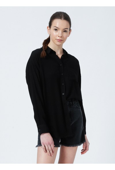 National Geographic Gömlek, L, Siyah